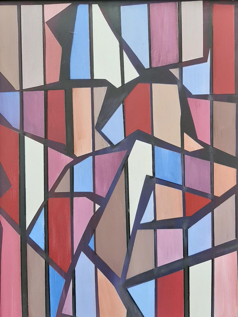Christopher Barrow - "Shards" Contemporary Abstract Oil On Board ...