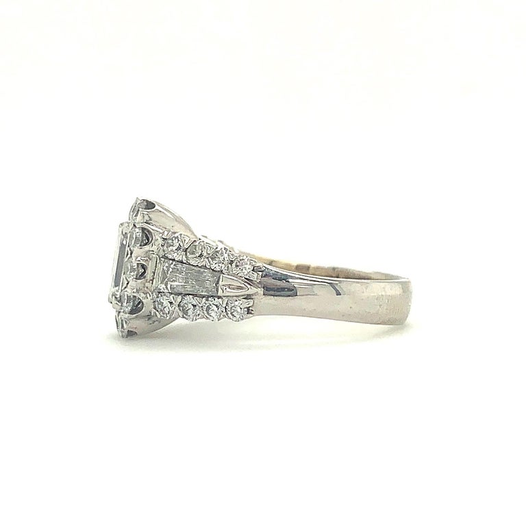 Christopher Designs Crisscut Diamond Engagement Ring 18K White Gold ...