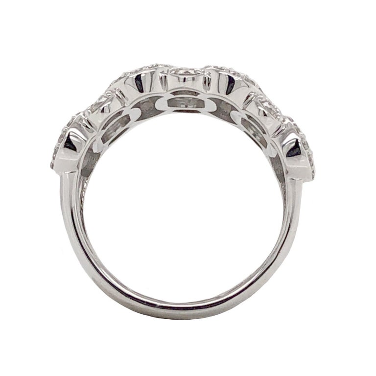 Christopher Designs L'Amour Crisscut 3 Diamond Band 1.73 ctw 18 kt ...