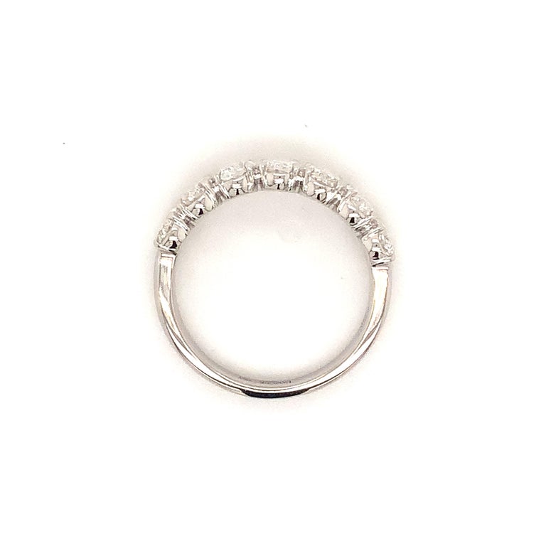 Christopher Designs L'Amour Crisscut 7 Diamond Band 18K White Gold For ...