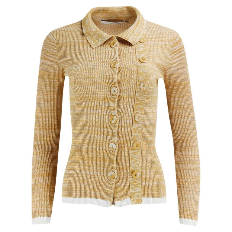 Christopher Esber Ribbed Knit Cardigan Xsmall For Sale at 1stDibs