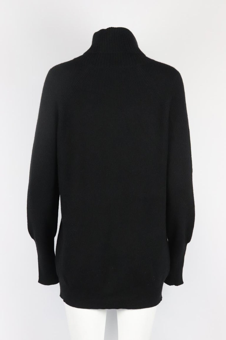 Christopher Fischer Ribbed Cashmere Turtleneck Sweater Large For Sale ...