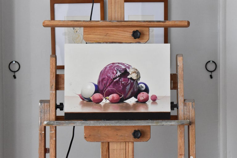 Christopher Garvey - Radicchio with Radishes and Two Imposters, Oil ...