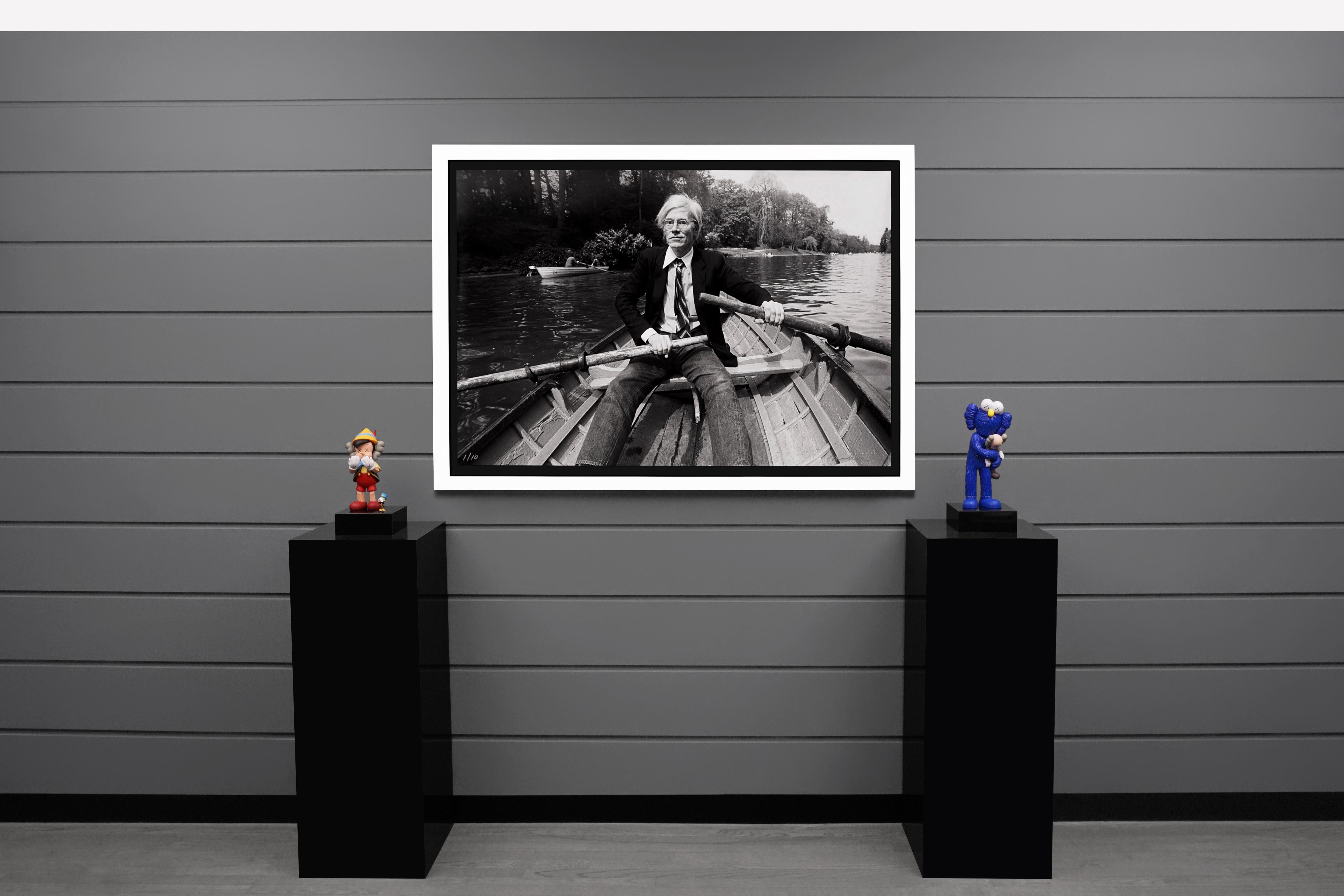 Christopher Makos - Christopher Makos "Andy Warhol Row Boat" Impresión ...