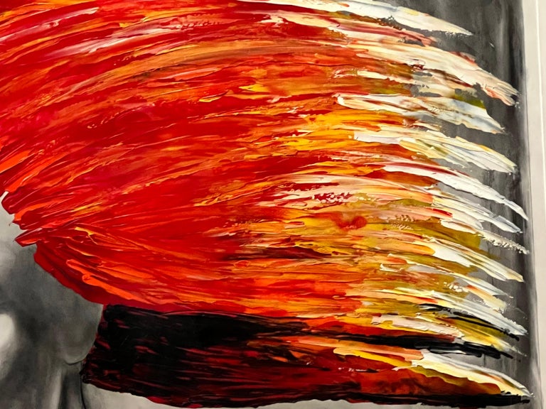 Christopher Mark Brennan - Mixed-Media Red Hair Portrait by Christopher ...