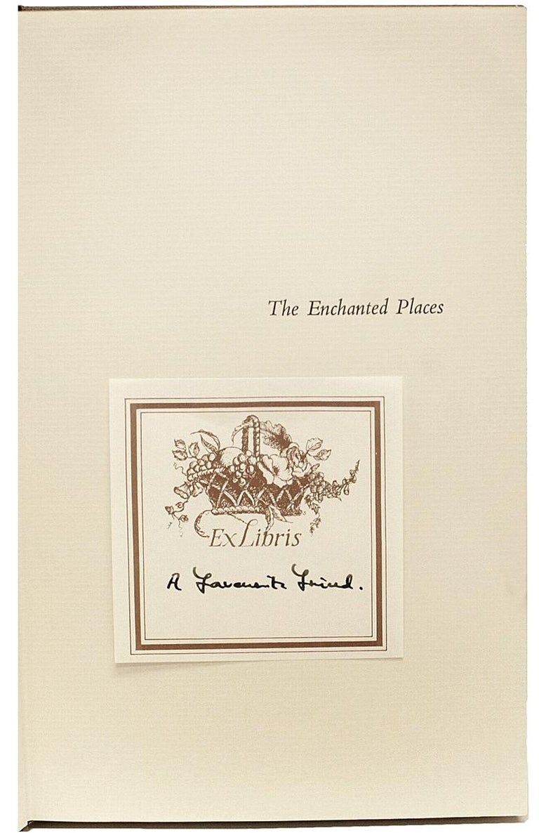 Christopher Milne. Enchanted Places, 1st Ed Inscribed by Milne and His ...