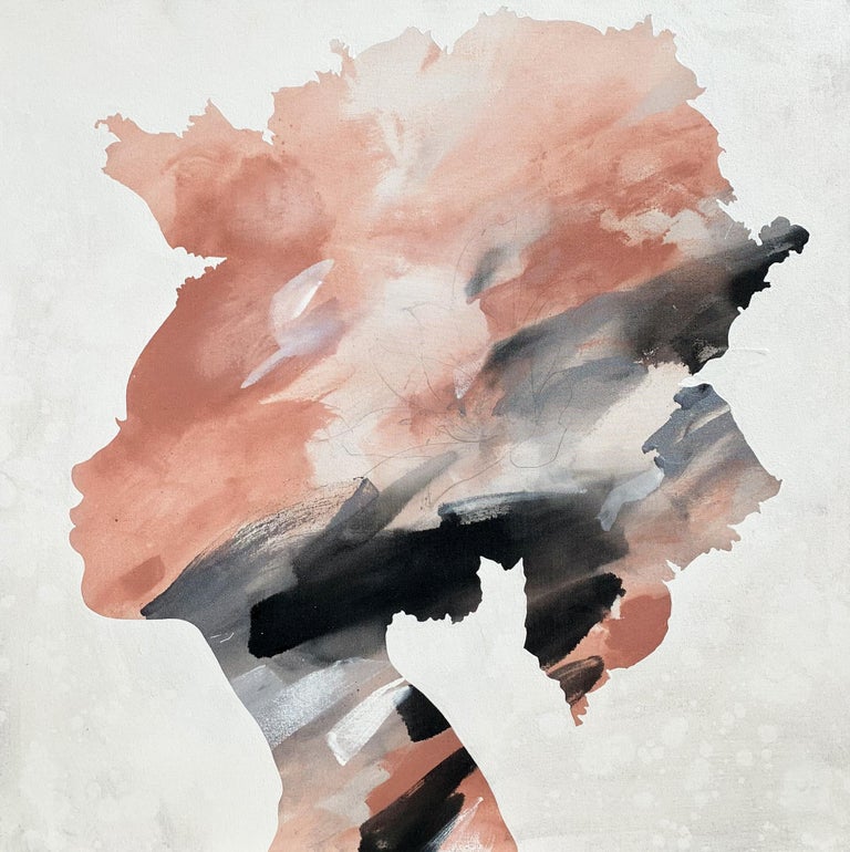 Christopher Peter - "Mood Ring" Textured Profile Silhouette with ...