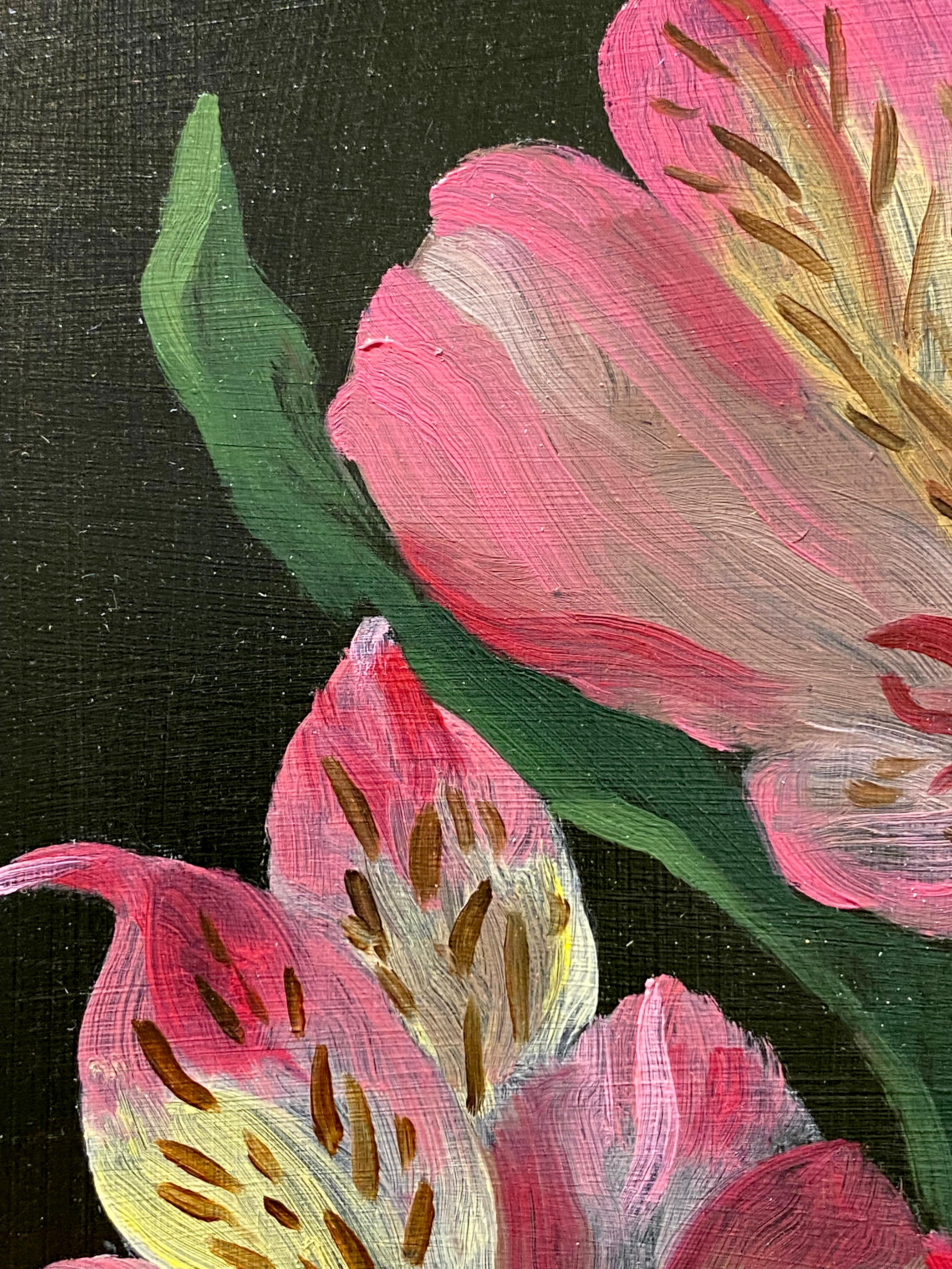 Christopher Pierce - Christopher Pierce, "Pink and White Alstroemeria ...