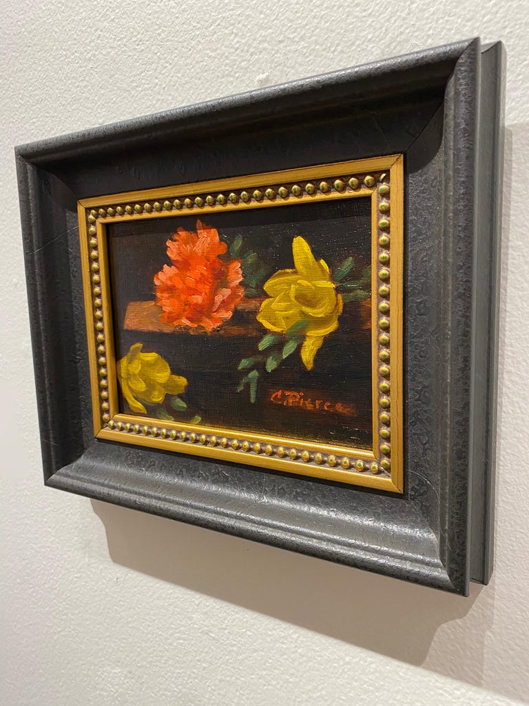 Christopher Pierce - Christopher Pierce, "Yellow and Peach", 5x7 Floral ...