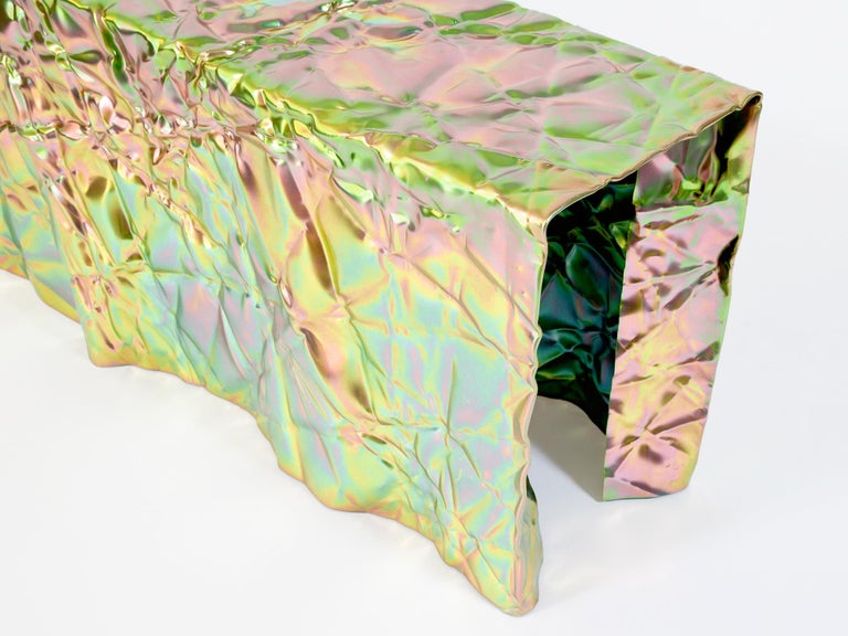 Christopher Prinz "Wrinkled Bench" in Yellow Iridescent (Raw) For Sale ...
