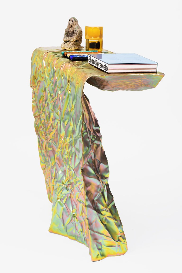 Christopher Prinz "Wrinkled Console" in Yellow Iridescent 'Raw' For ...