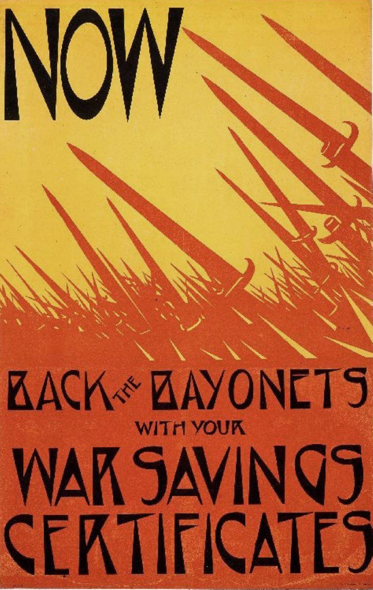 Christopher R. W. Nevinson - Now Back the Bayonets For Sale at 1stDibs