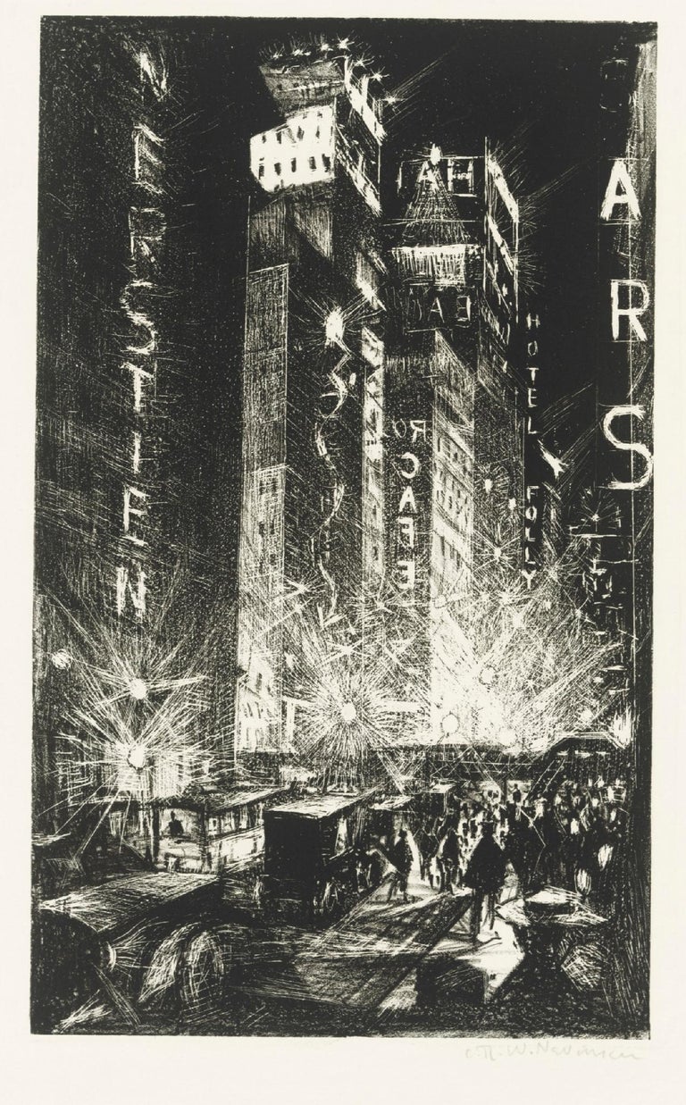 Christopher R. W. Nevinson - The Great White Way For Sale at 1stDibs