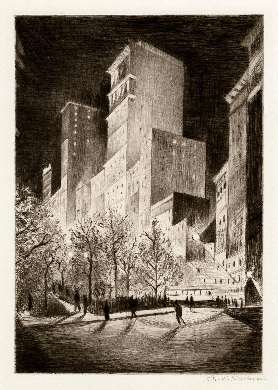 Christopher R. W. Nevinson - Temples of New York For Sale at 1stDibs ...