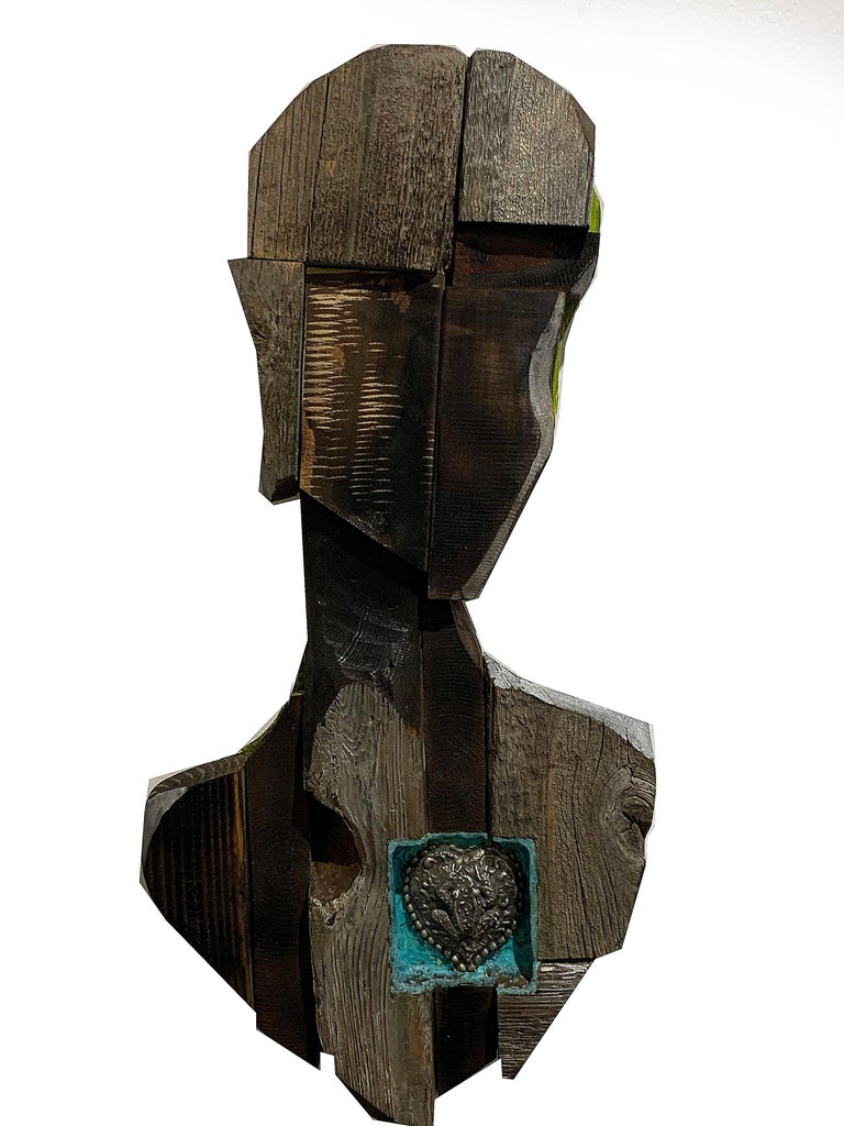Christopher Reilly - Mixed-media Wood Hanging Sculpture For Sale at 1stDibs