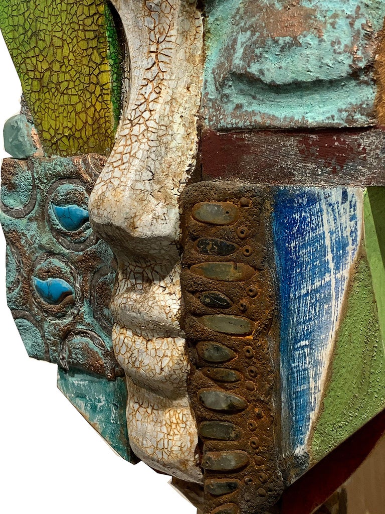 Christopher Reilly - Mixed-media Wood Sculpture at 1stDibs