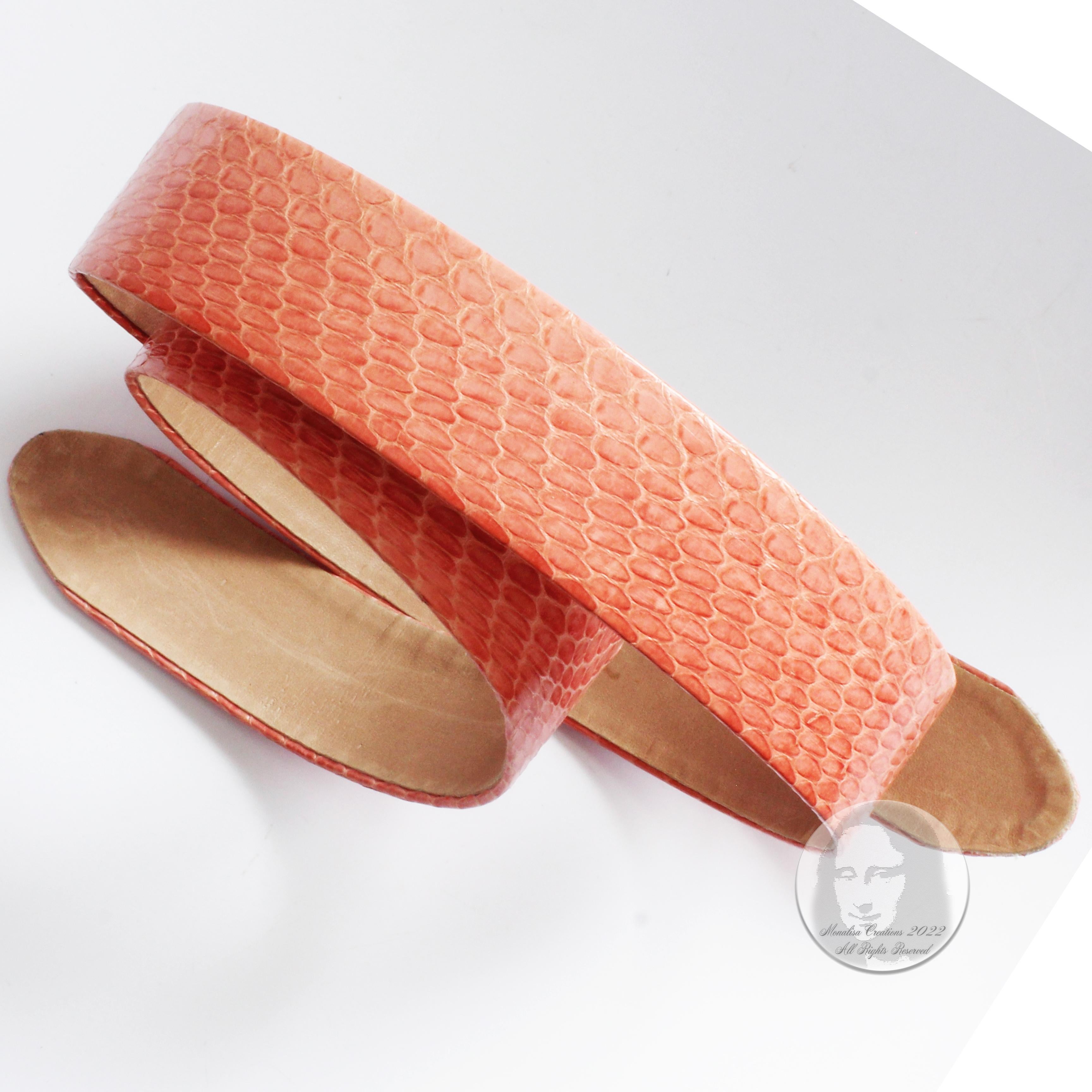 Christopher Ross Butterfly Belt Buckle Massive 8in L with Snakeskin ...