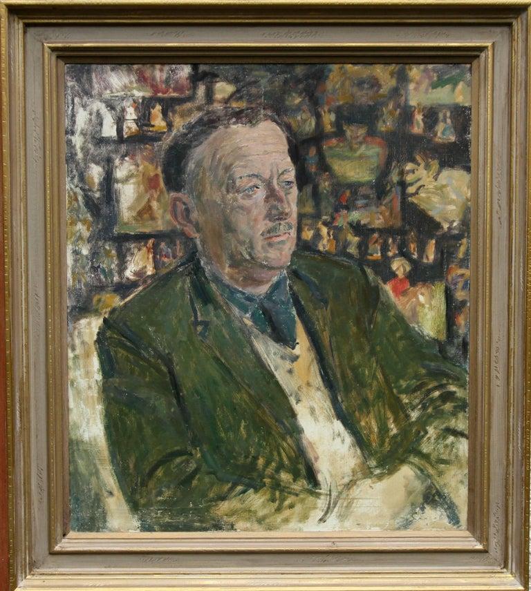 Christopher Sanders - Ronald Morton ESQ Portrait - British 60's art oil ...