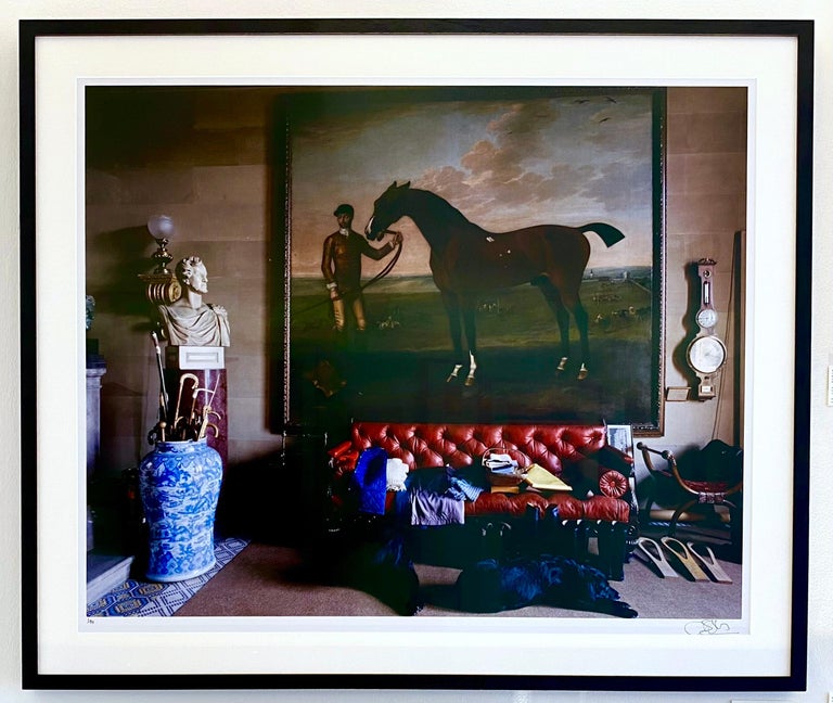 Christopher Simon Sykes - Chatsworth Painting c. 1980 (Framed) Signed ...