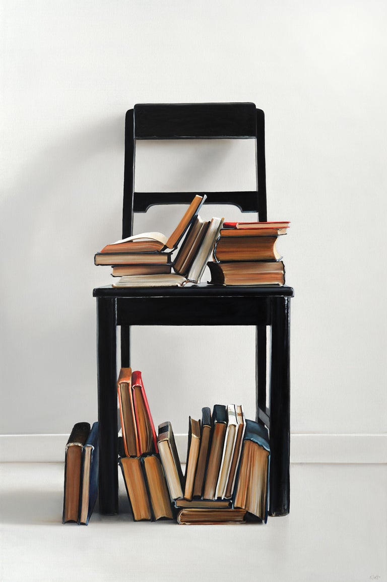 Christopher Stott - Chair With Books III For Sale at 1stDibs