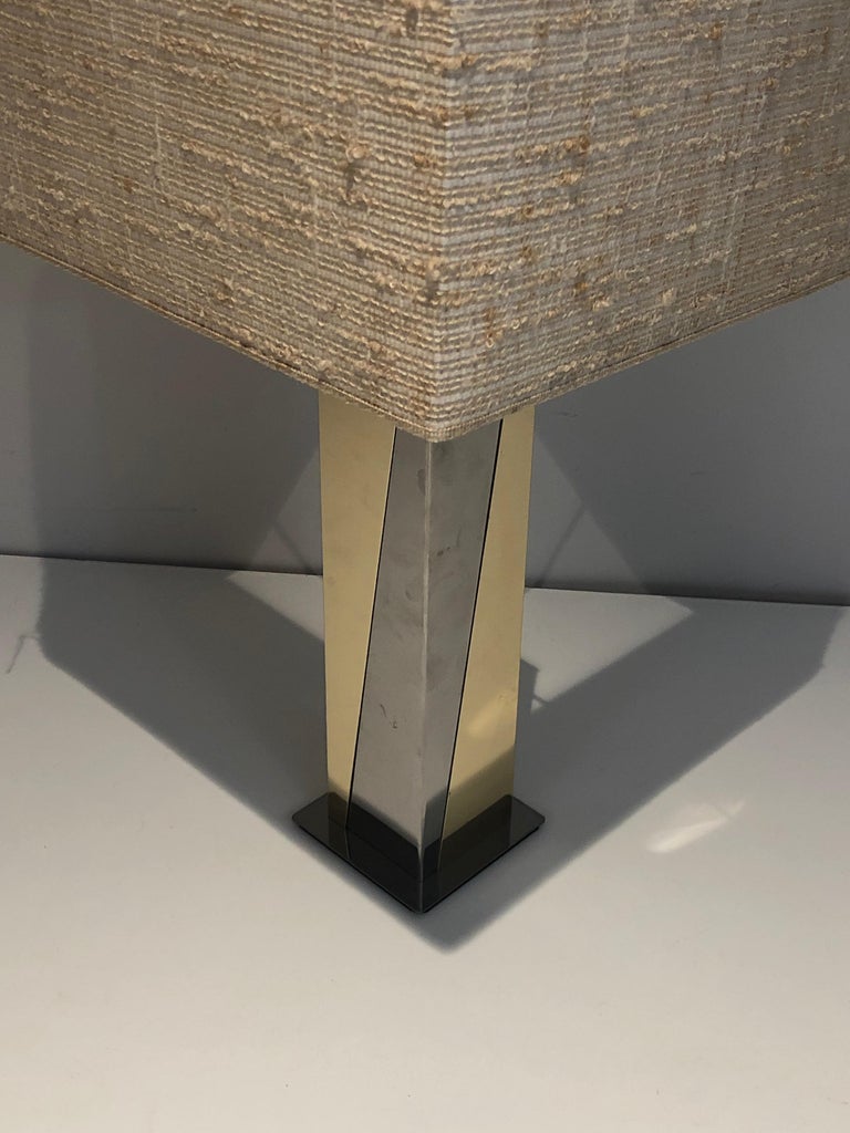 Chrome and Gilt Metal Table Lamp, French Work, Circa 1970 For Sale at ...