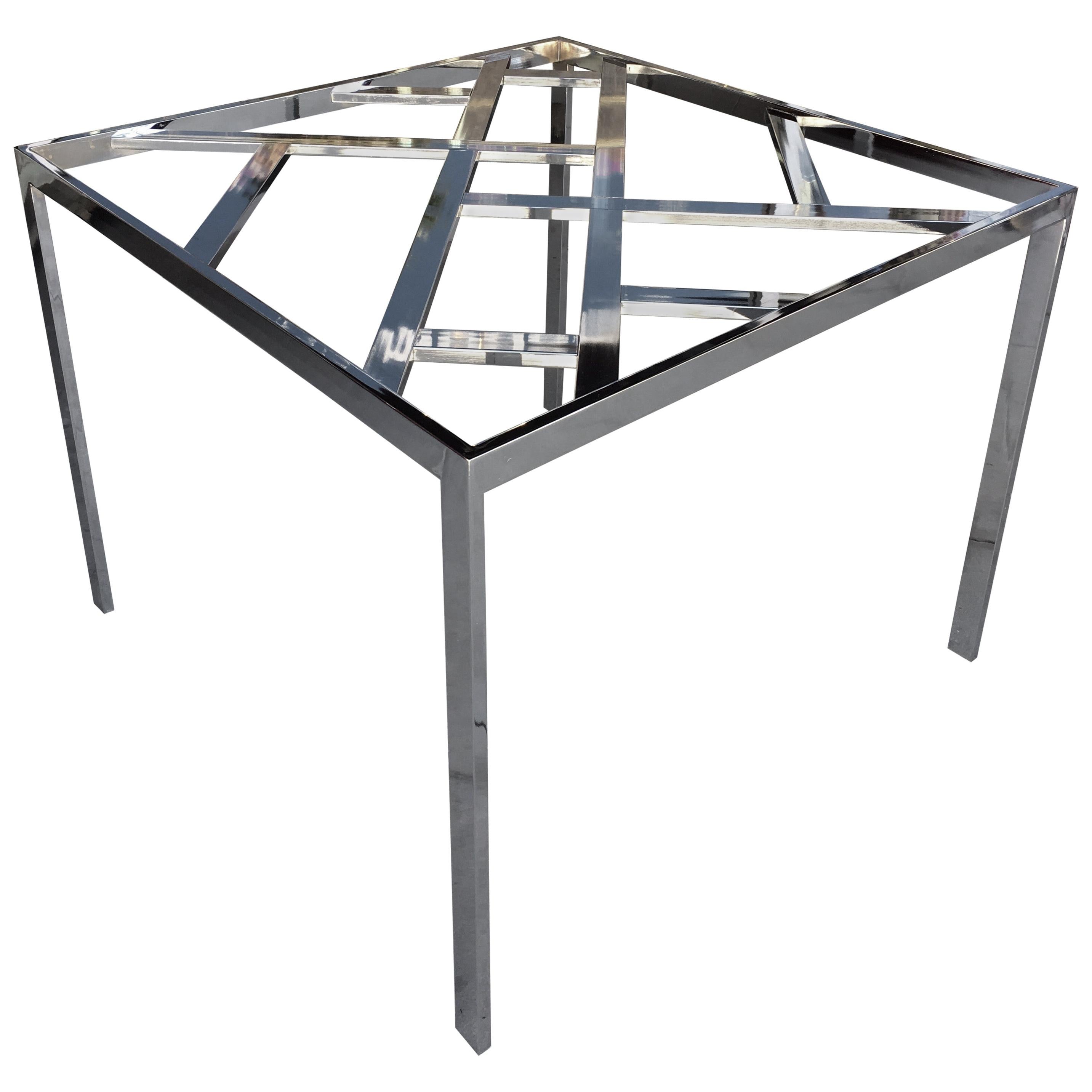 Square Expandable Dining or Game Table For Sale at 1stDibs