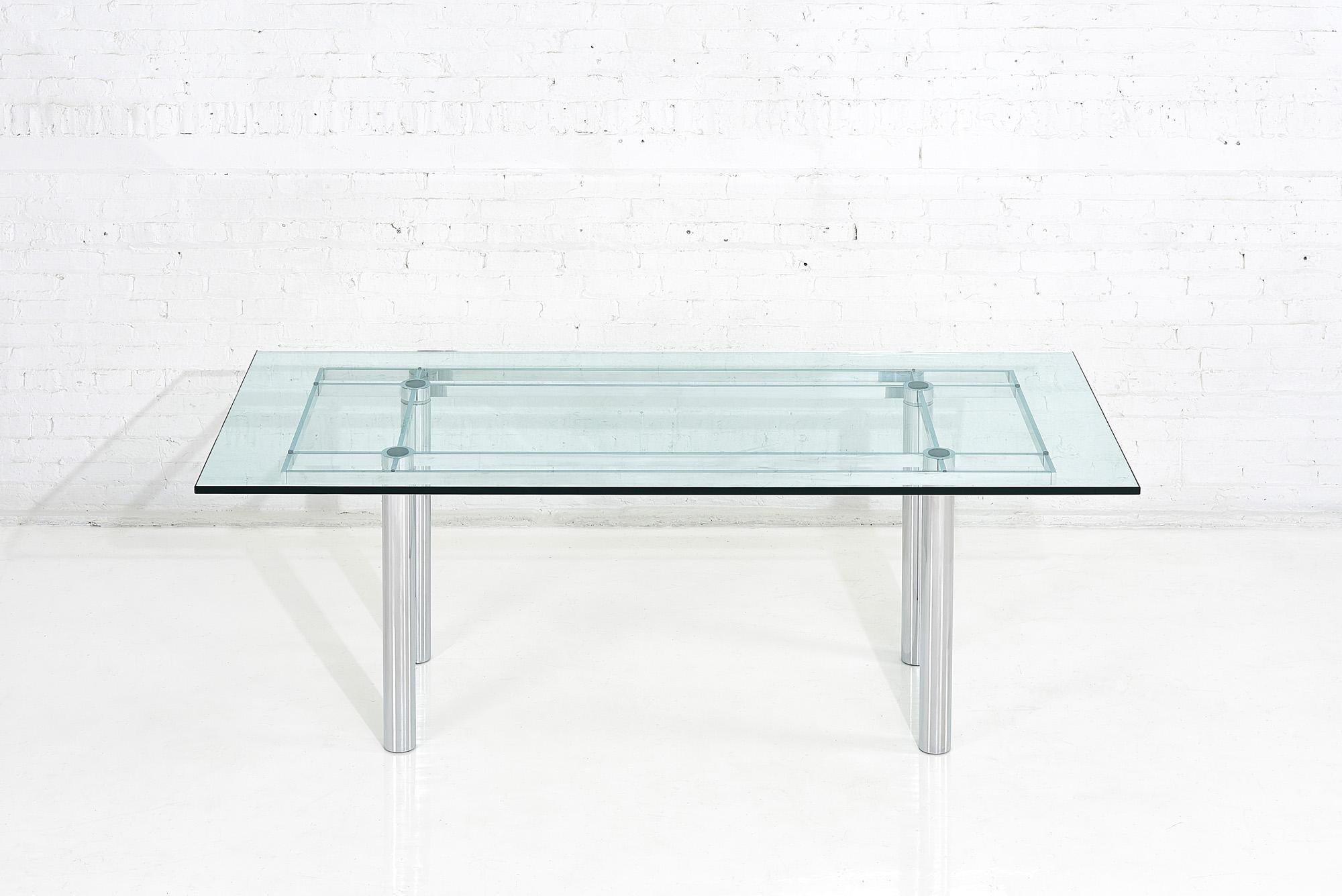 Chrome Dining Table by Tobia Scarpa, 11960 at 1stDibs