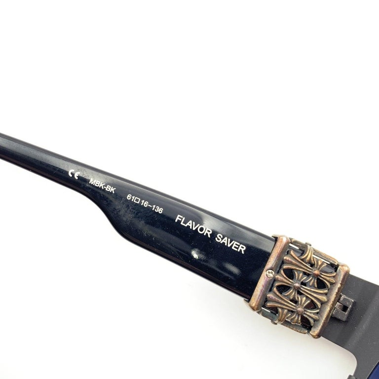 Chrome Hearts Black Flavor Saver Unisex Sunglasses 61/16 136 mm For ...