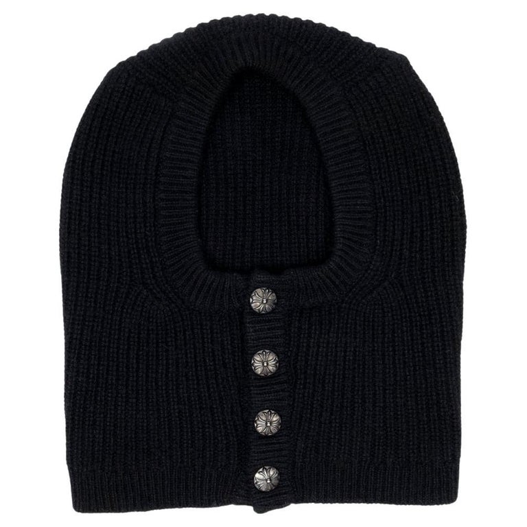 Chrome Hearts Cashmere and Sterling Silver Ski Mask For Sale at 1stDibs