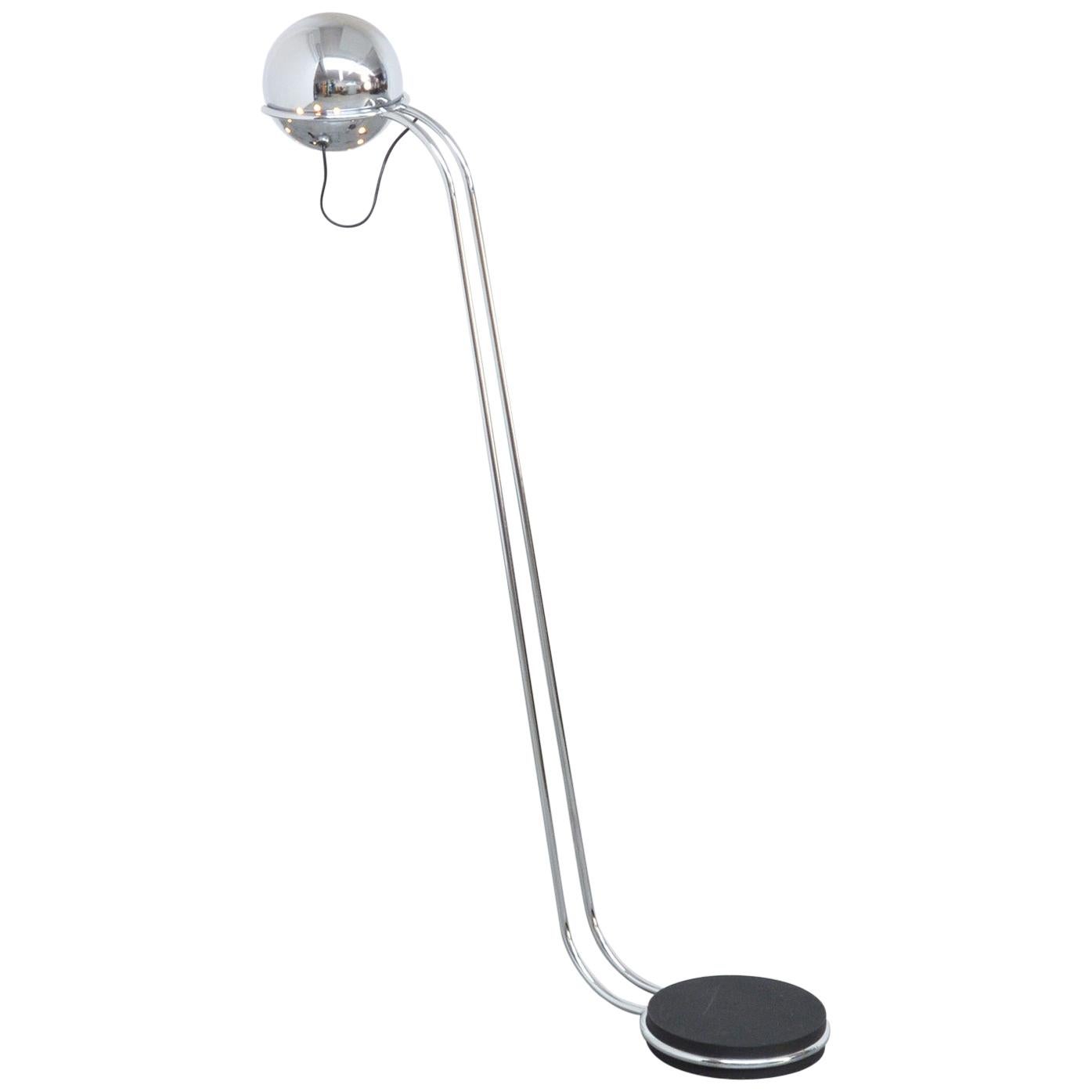 Big Flame Floor Lamp, Chrome Finish, Arabesque Style, Italy For Sale at ...