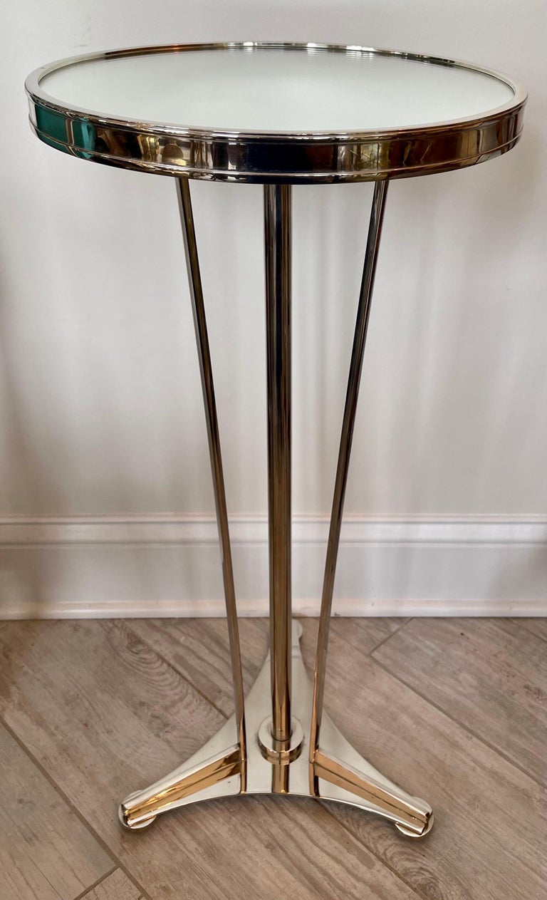 Chrome and Mirrored Top Deco Style Martini Table For Sale at 1stDibs ...
