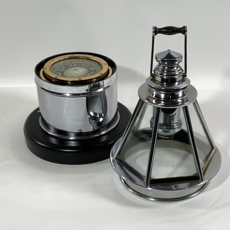 Chrome Plated Skylight Yacht Binnacle at 1stDibs