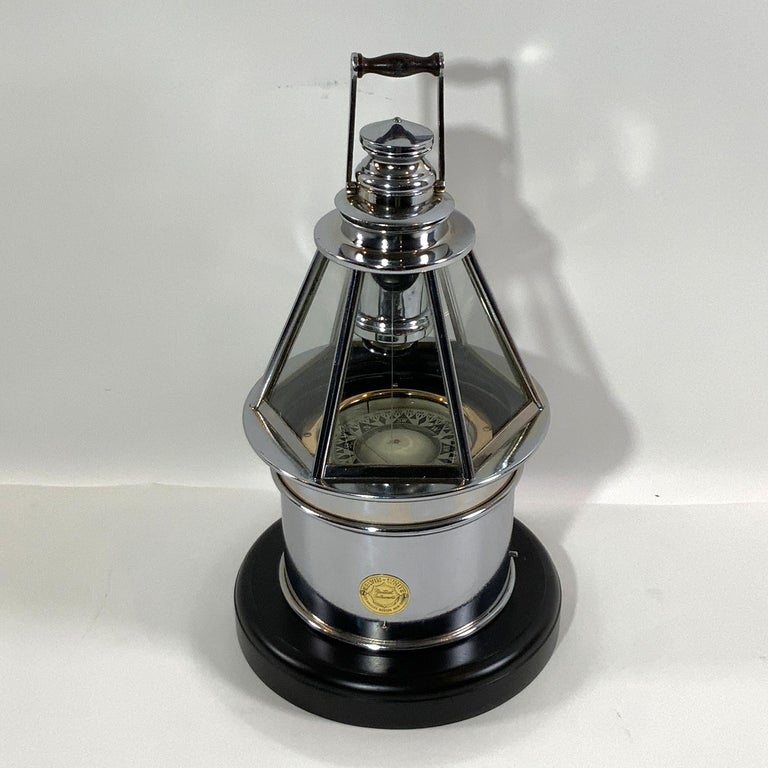 Chrome Plated Skylight Yacht Binnacle at 1stDibs