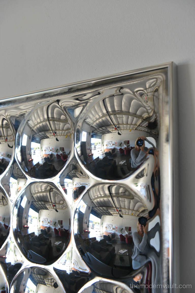 Chrome Plexiglass Bubble Mirror, circa 1970 at 1stDibs | plexi bubble