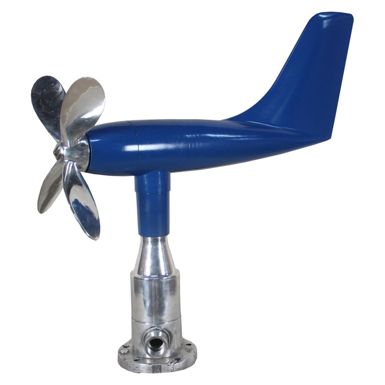 Chrome Ship's Anemometer and Aerovane, 1970s at 1stDibs