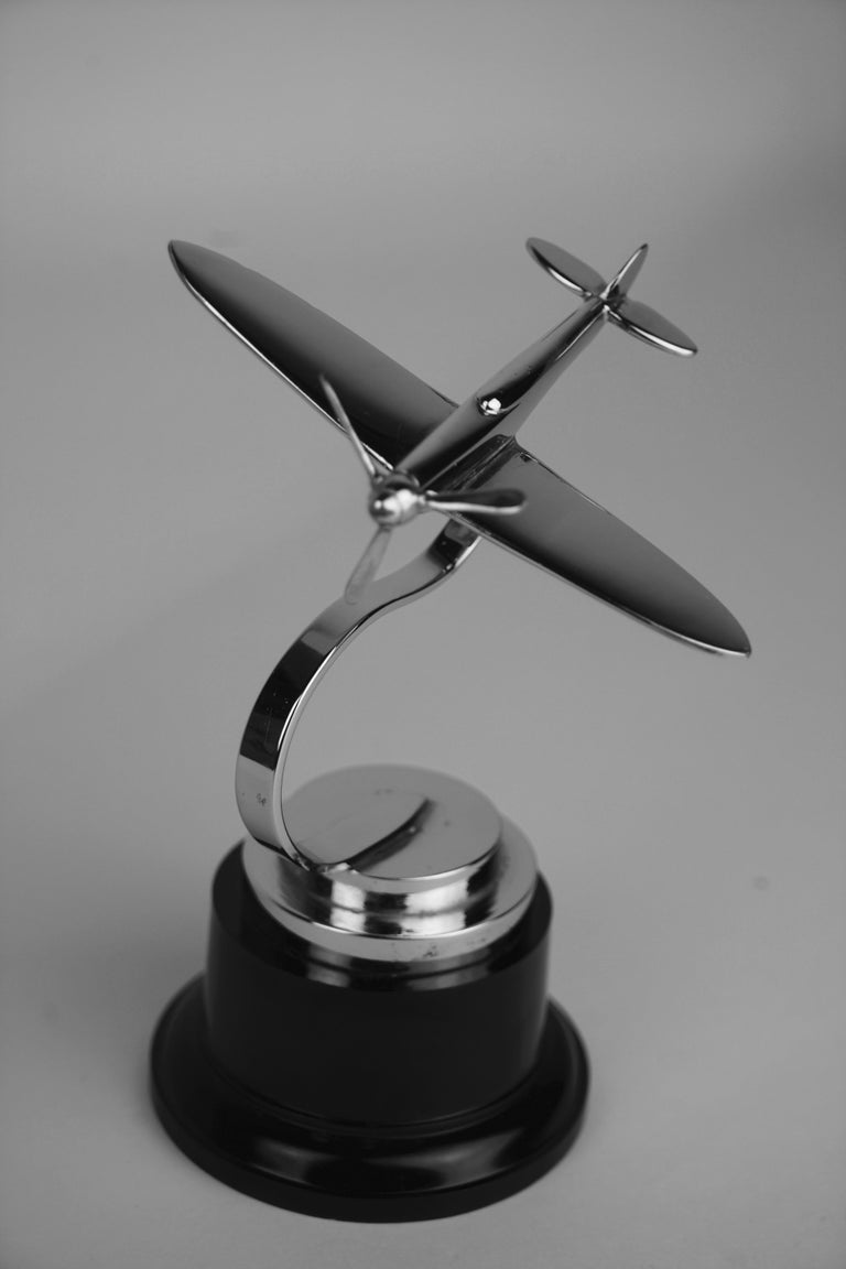 Chrome Spitfire Aircraft Model For Sale at 1stDibs | chrome aircraft models