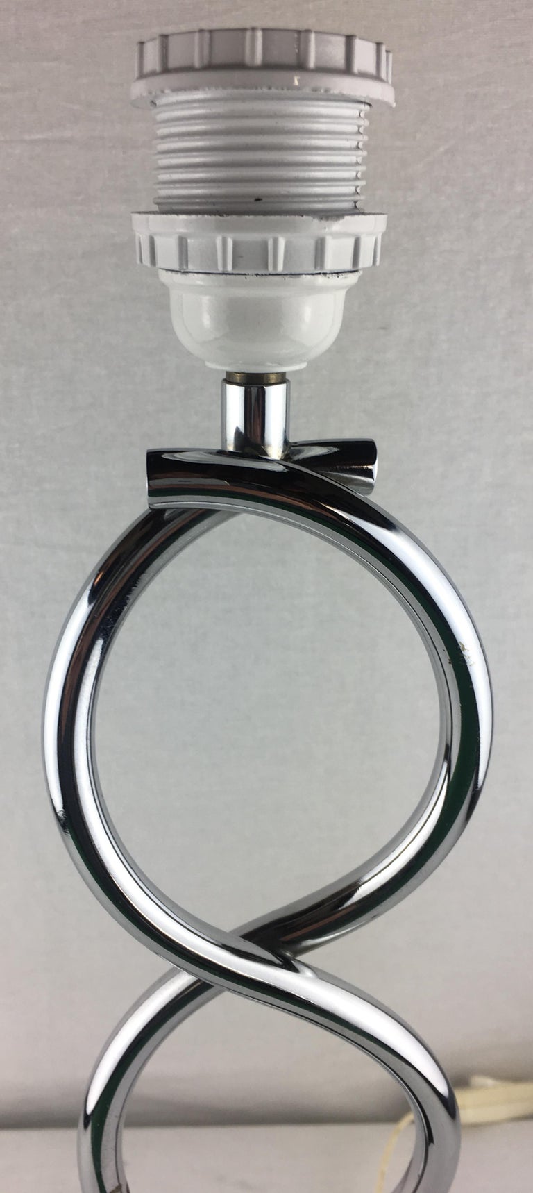 Chrome Table Lamp For Sale at 1stDibs
