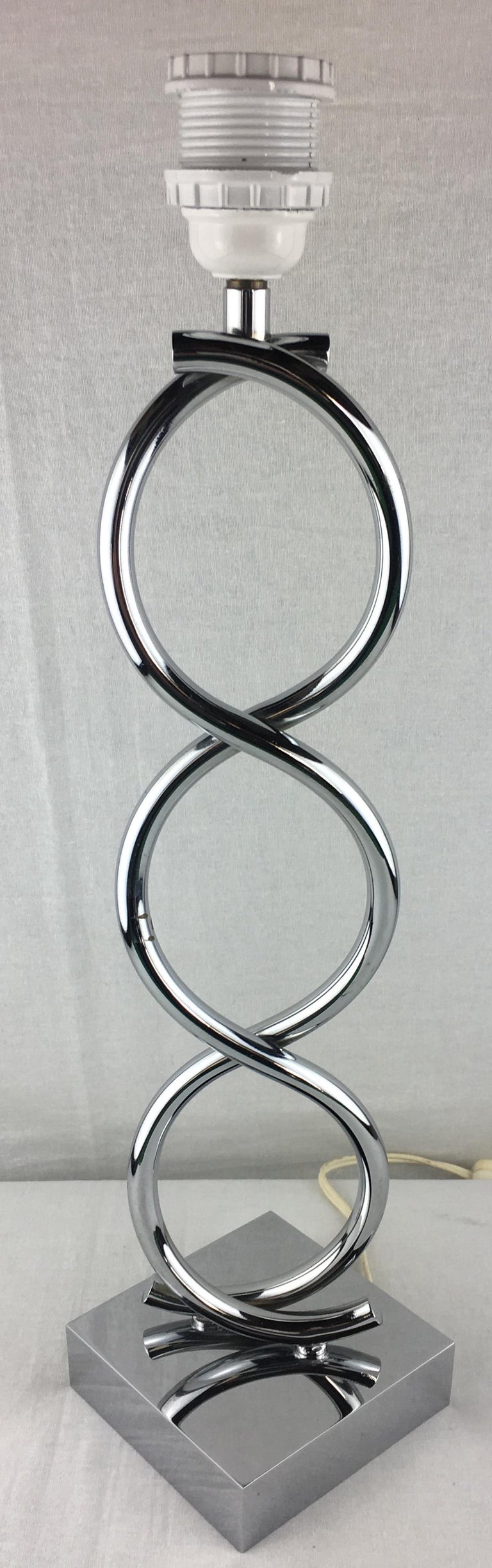 Chrome Table Lamp For Sale at 1stDibs