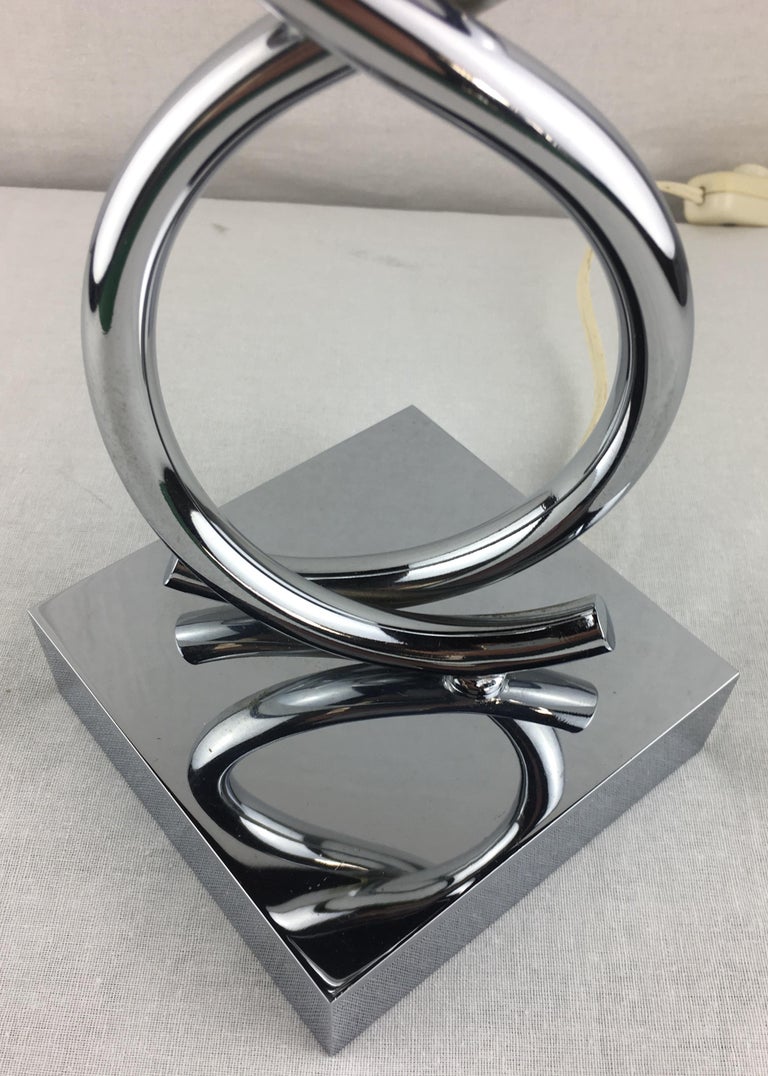Chrome Table Lamp For Sale at 1stDibs