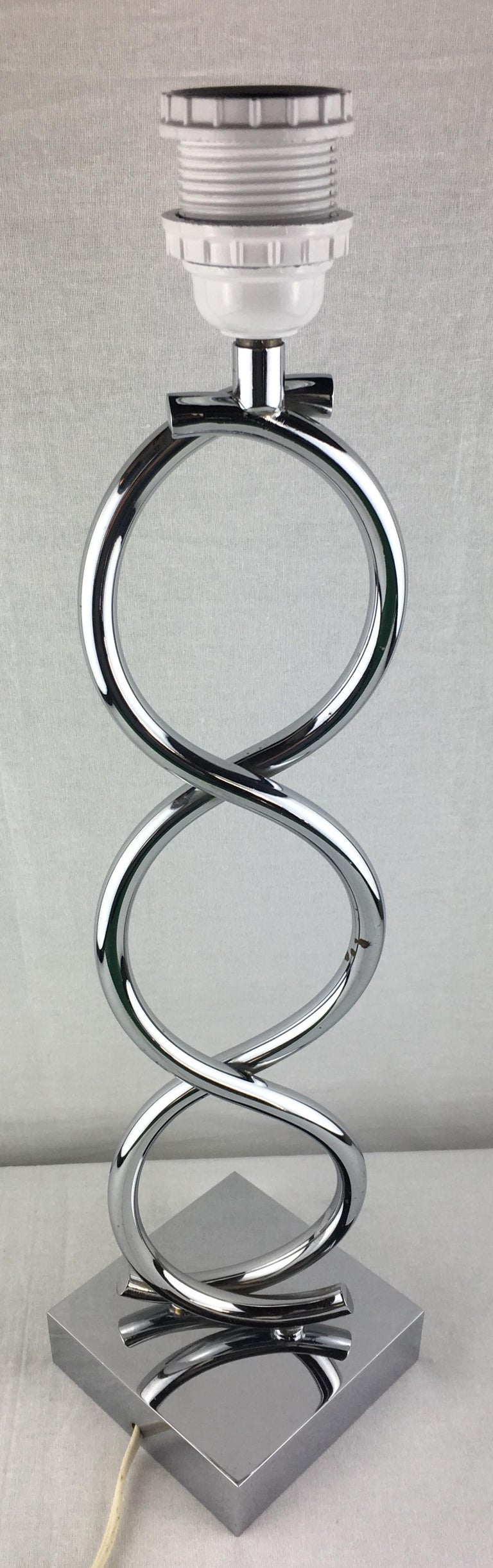 Chrome Table Lamp For Sale at 1stDibs