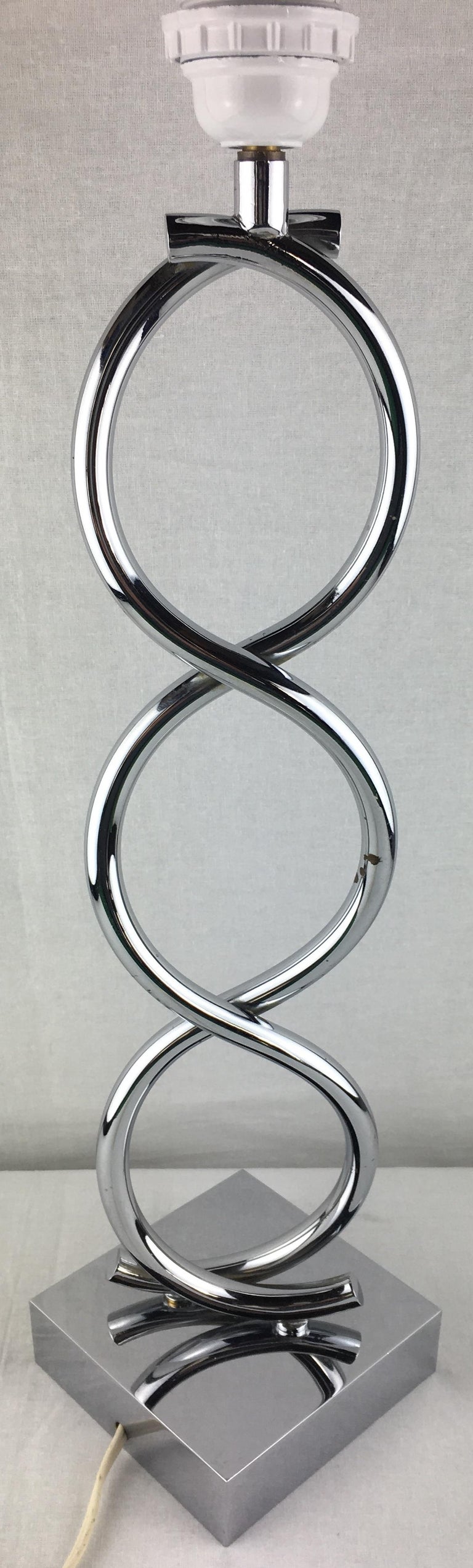 Chrome Table Lamp For Sale at 1stDibs