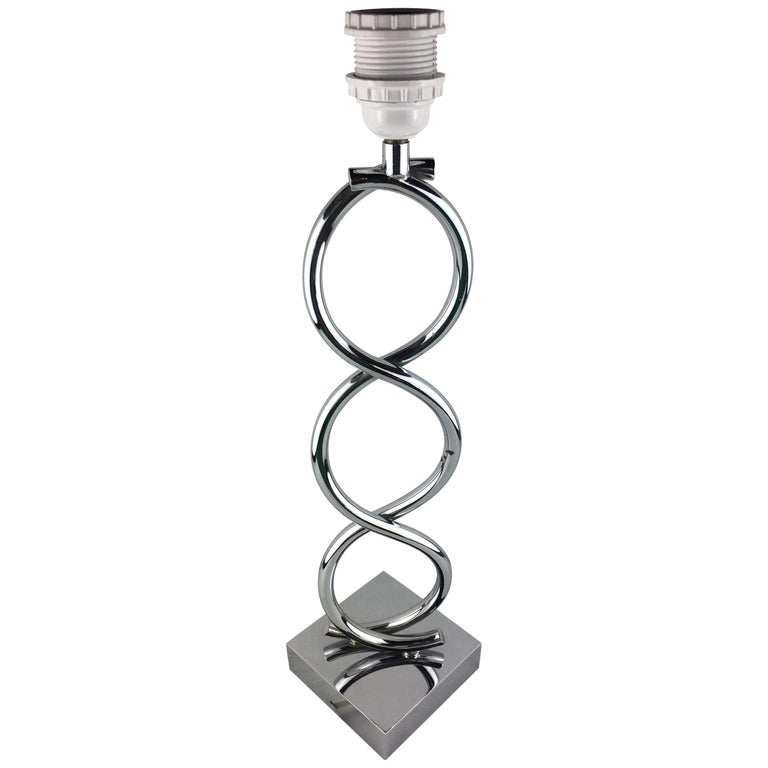 Chrome Table Lamp For Sale at 1stDibs