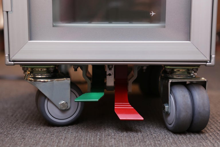 Chrome Trolley Aircraft with Fridge and Lighted Panel at 1stDibs ...