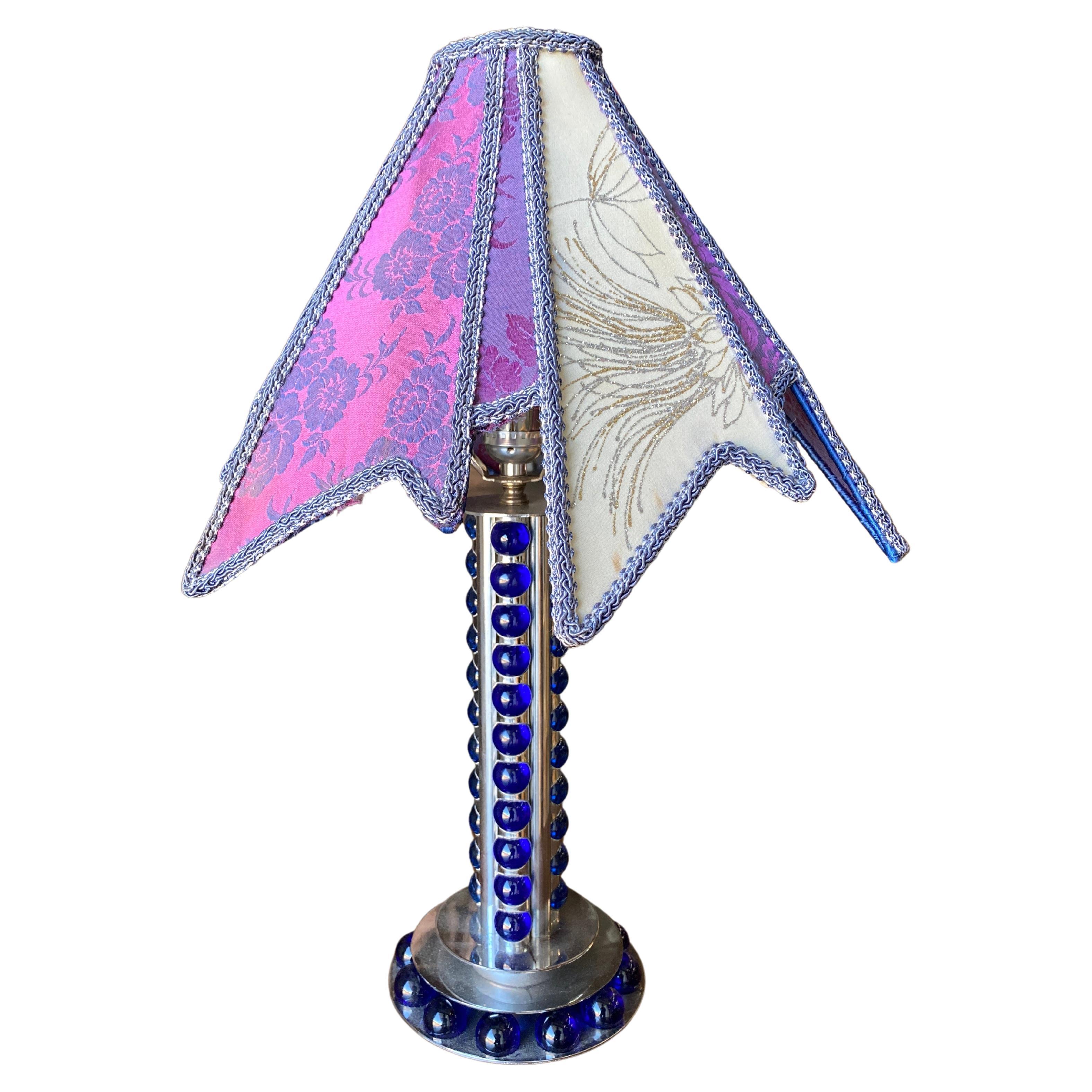 Machined Steel and Brass Midcentury Lamp For Sale at 1stDibs