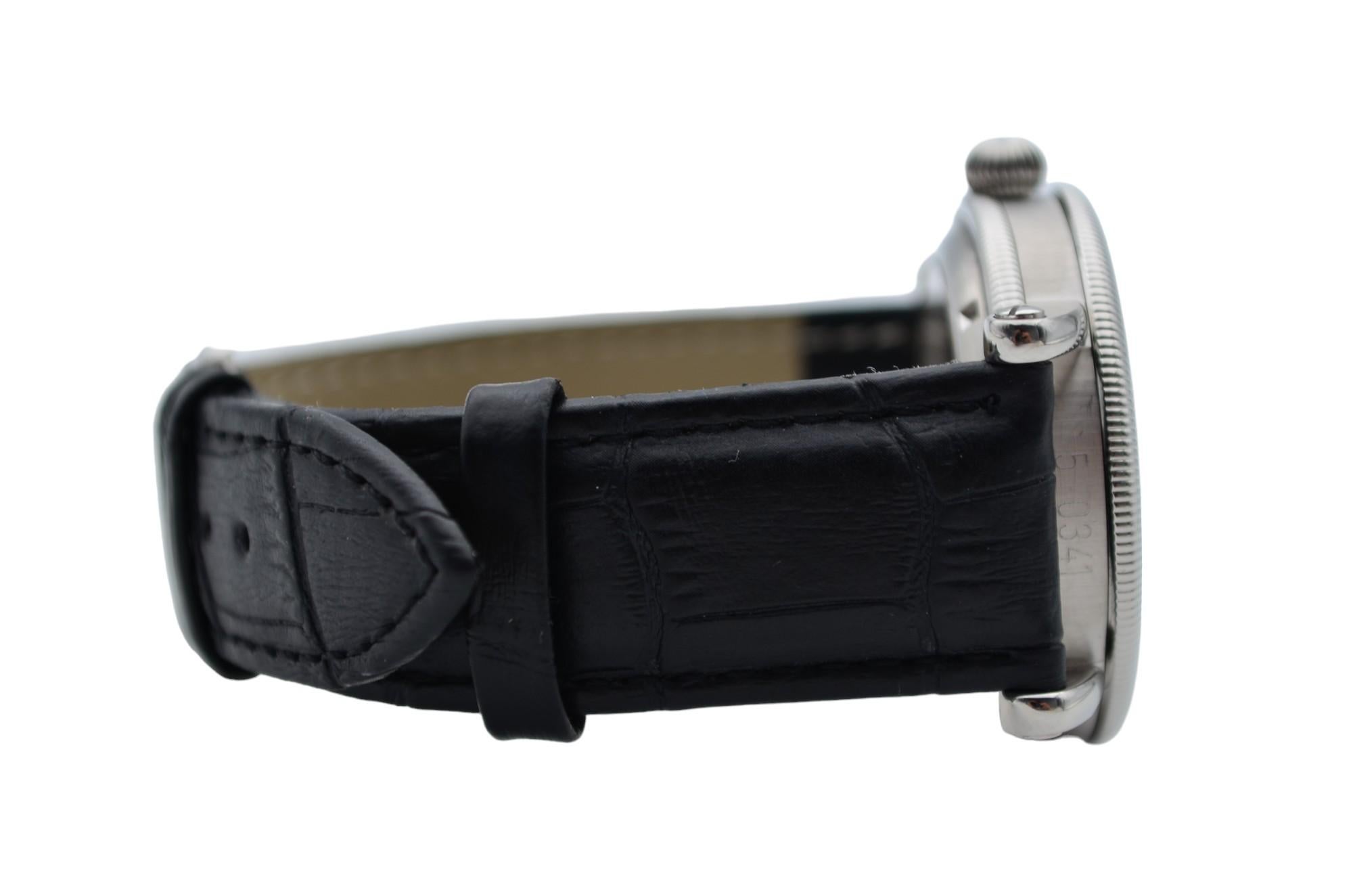 Chronoswiss Regulateur 38 Stainless Steel Black Dial Automatic Ref CH 1223 SW For Sale at 1stDibs