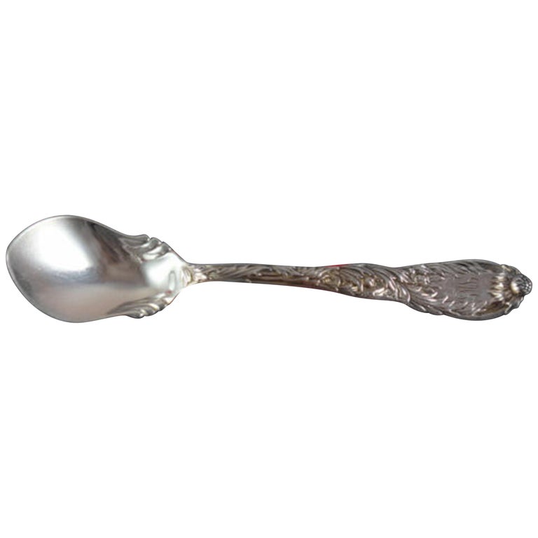 Chrysanthemum by Tiffany and Co. Sterling Ice Cream Spoon Ruffled ...