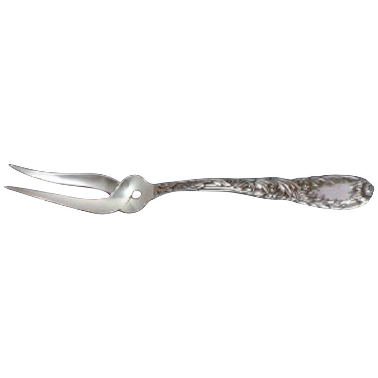Chrysanthemum by Tiffany and Co Sterling Silver Escargot Fork 2-Tine ...