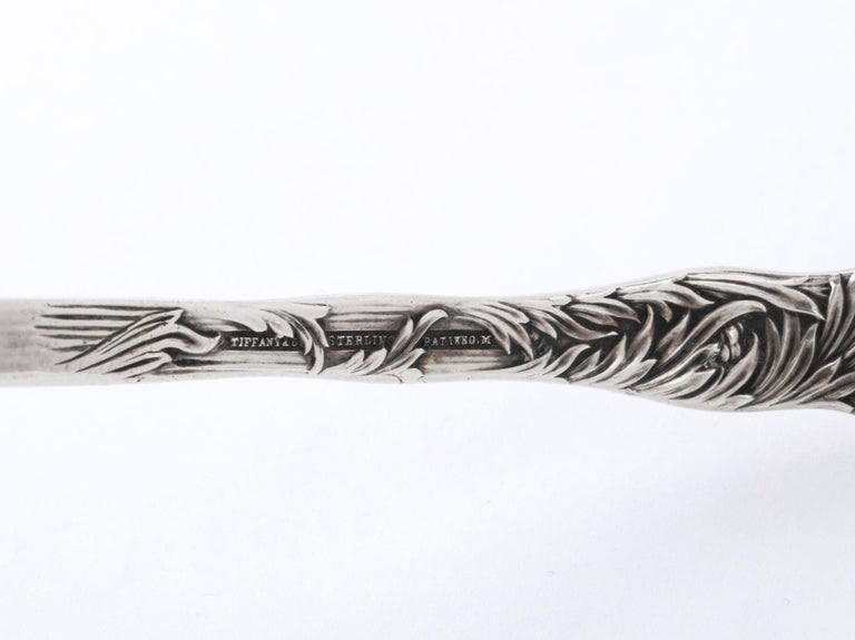 Chrysanthemum by Tiffany Sterling Silver Claret Ladle Twist Handle For ...