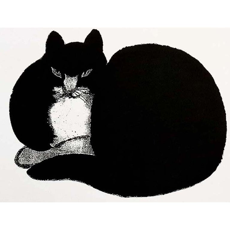 Chu Ling - Original poster of Chu Ling printed in 1991 entitled Gatto ...