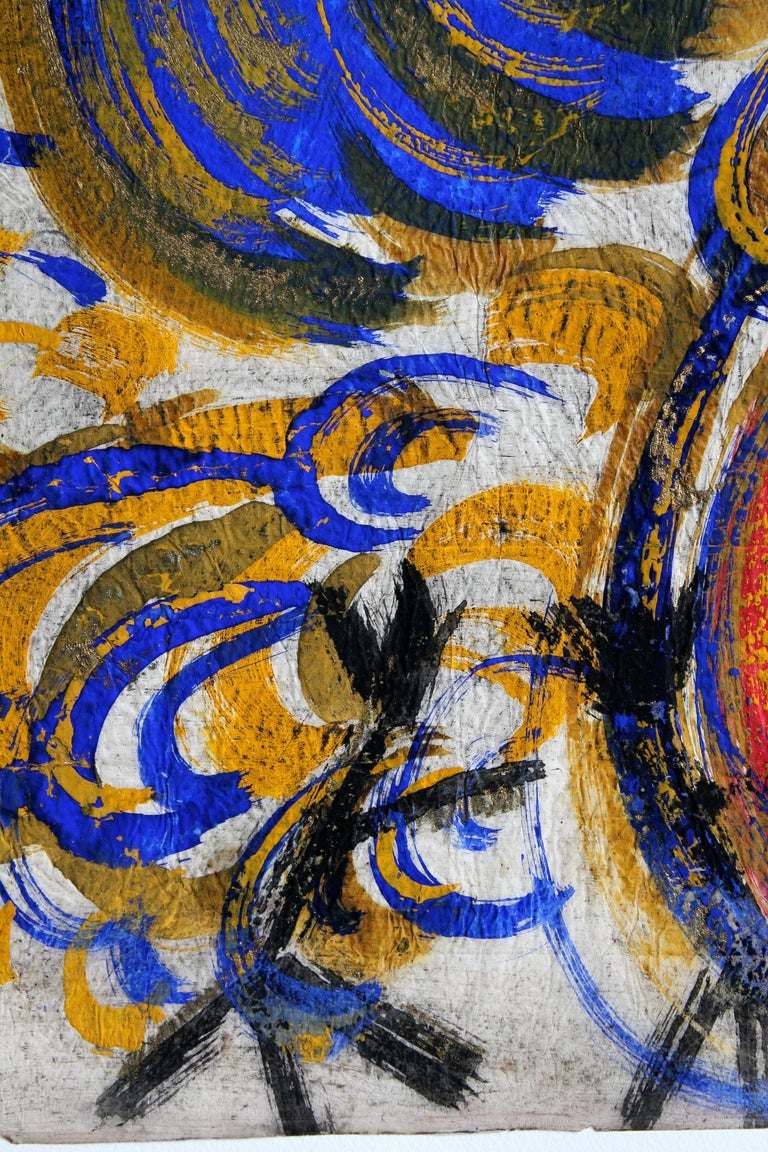 'Chucho' Reyes Signed Gouache on Paper of a Colorful Rooster For Sale ...